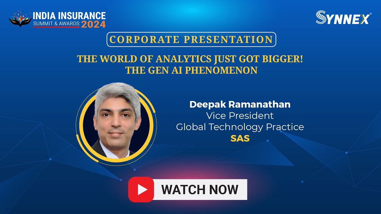 Corporate Presentation By Mr. Deepak Ramanathan, VP - Global Technology ...