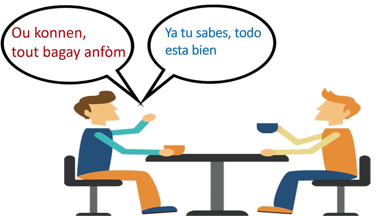 Como conversar con un amigo de español a creol (Canal de Idiomas RD ...