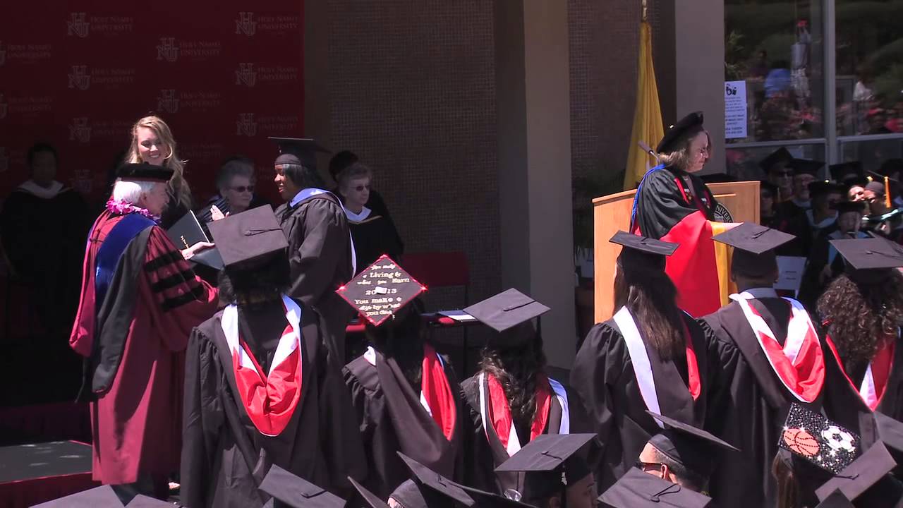 Holy Names University Graduation Ceremony 2013 - YouTube