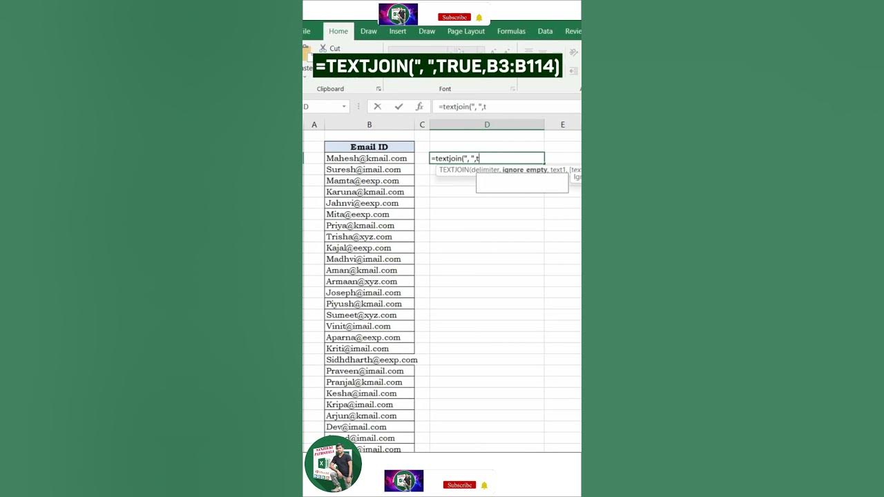 Group Mail Tips In Excel 👍Sanjib Ki Pathshala #exceltips #exceltricks #exceltutorial #msexcel ...