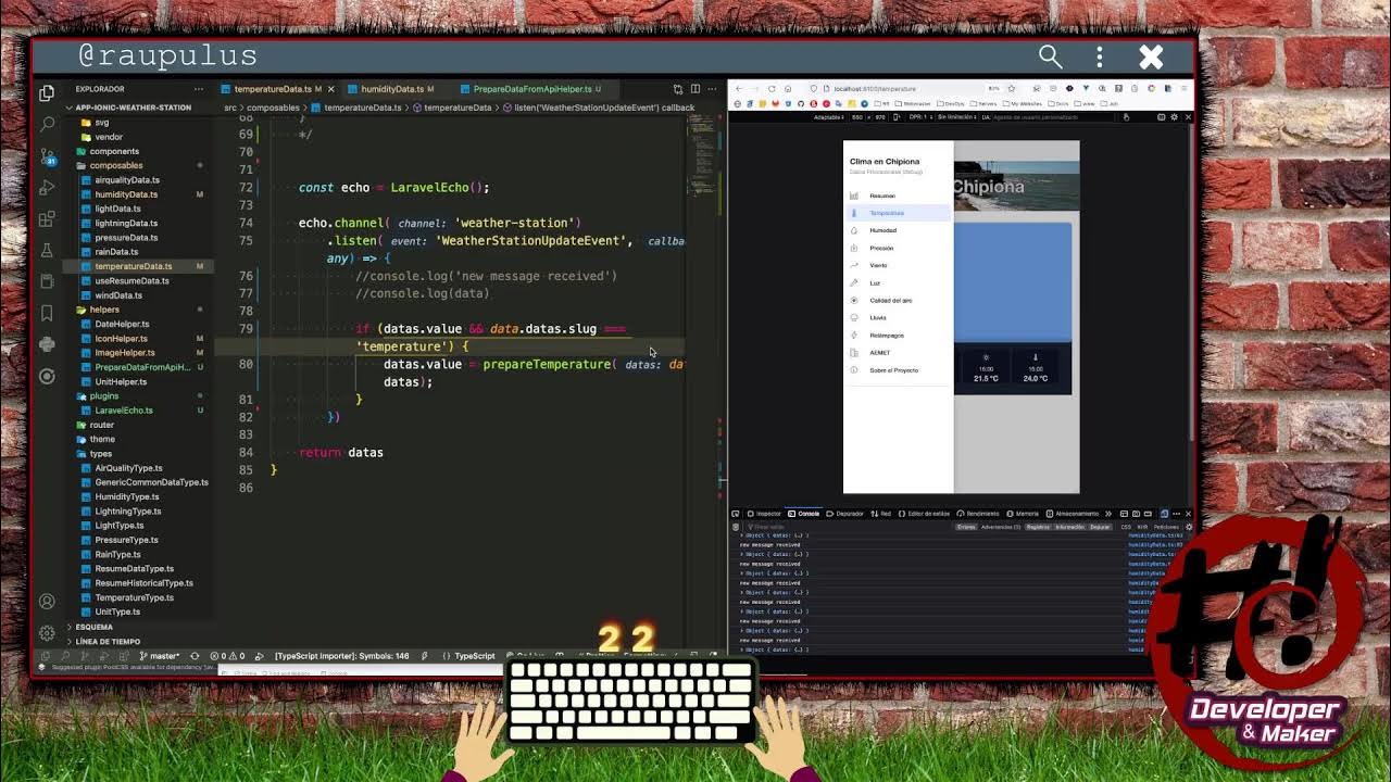 Aprendiendo Ionic+vuejs+ts+websockets... proyecto app del clima desde mis sensores esp32 ...