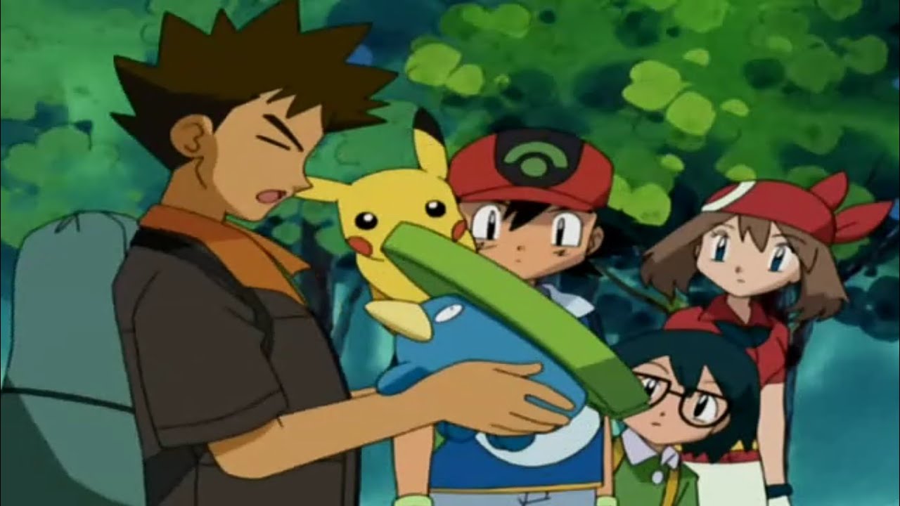 Brock Catch Lotad Pokemon - YouTube