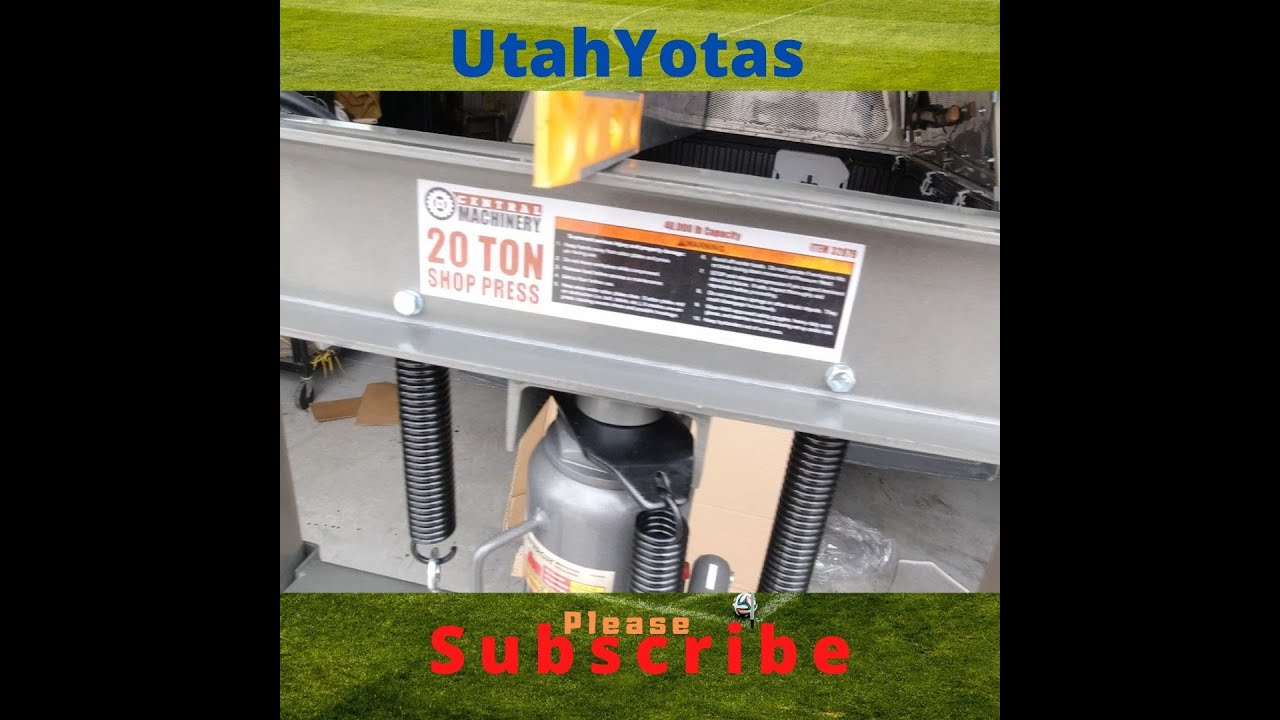 20 Ton H Frame Industrial Heavy Duty Floor Shop Press Harbor Freight ...