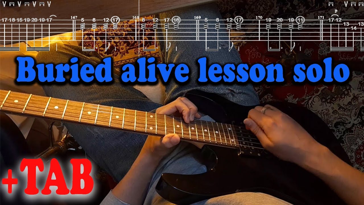 Avenged Sevenfold | Buried alive lesson solo +TAB - YouTube