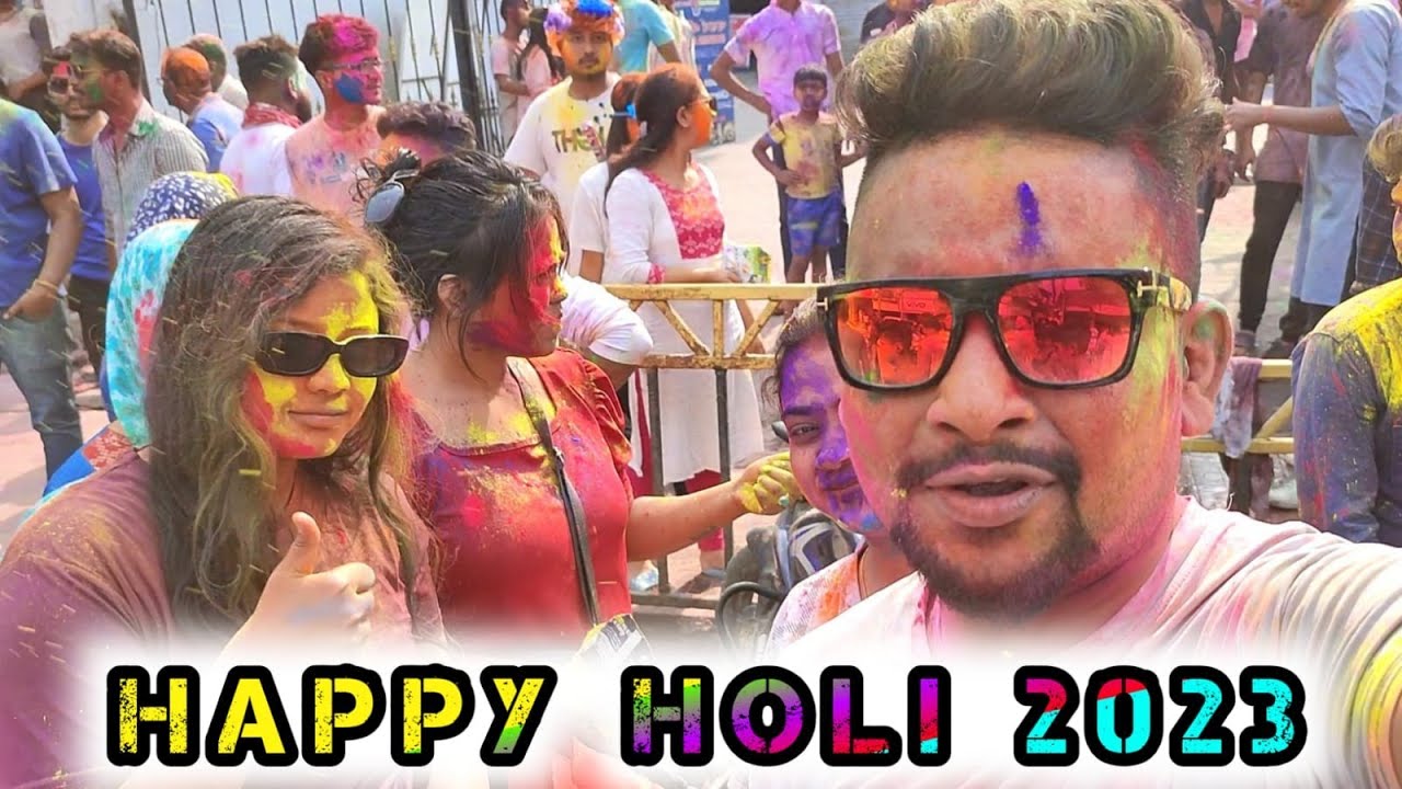 #VLOG 159 :- HAPPY HOLI 2023 | JORHAT HOLI CELEBRATION | HOLI CELEBRATION IN INDIA | ASSAM HOLI ...