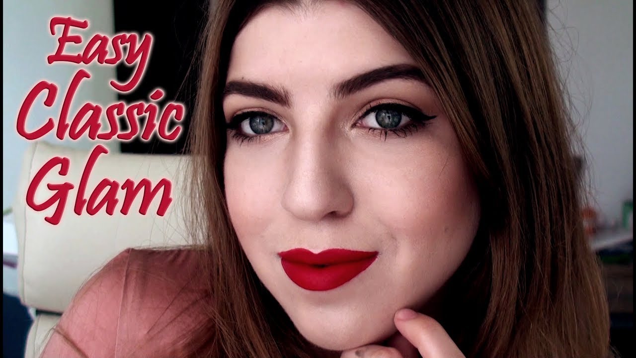 EASY CLASSIC GLAM | Full Face - YouTube