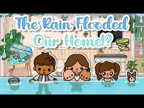 The rain flooded our home!? #32 | Toca Boca World (Pippa & Pip series) Toca Boca