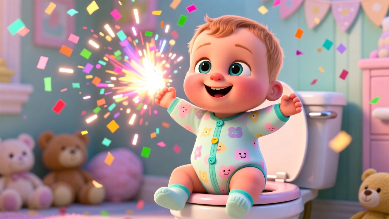 Potty Time Joy with Baby 🚽🎶 Fun Potty Training Song for Kids | Learn ...