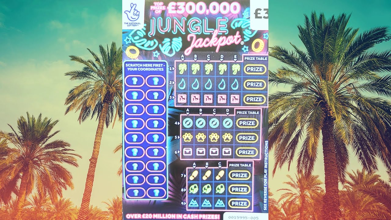 Afternoon Scratchin' 7 - NEW £300,000 JUNGLE JACKPOT Scratch Card ...