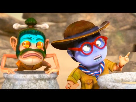 Oko ve Lele 🔴 1. Sezon Tüm bölümler arka arkaya 🦕 CGI Animasyon kısa filmler ⚡ komik çizgi filmler