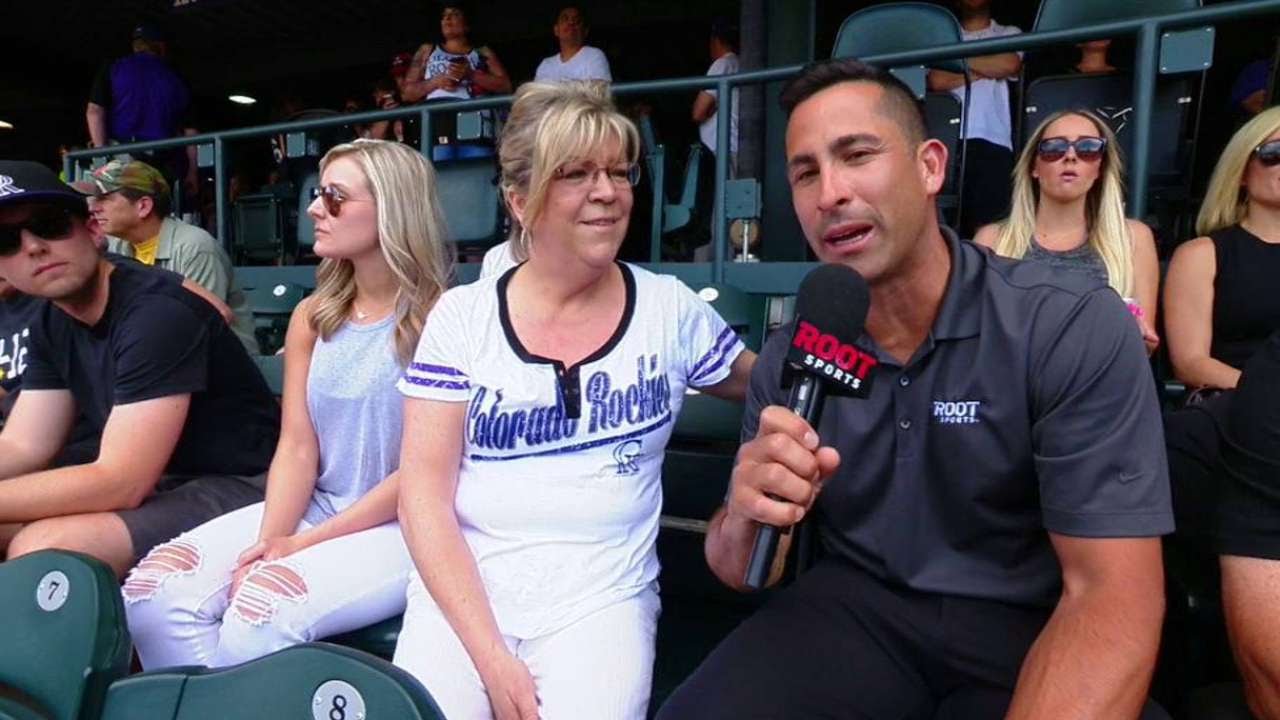 SD@COL: Anderson's mother on son's MLB debut - YouTube