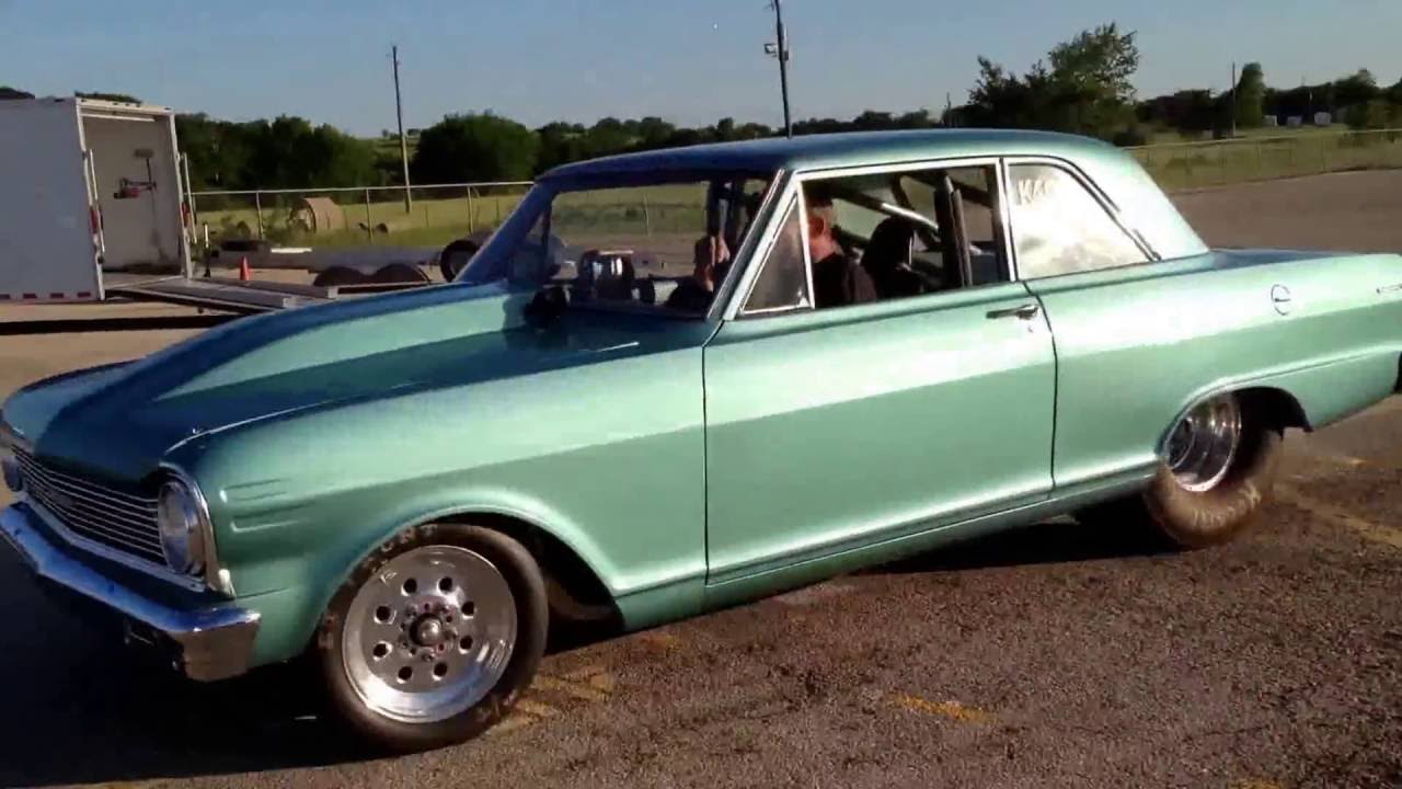 65 Nova Drag Race - YouTube