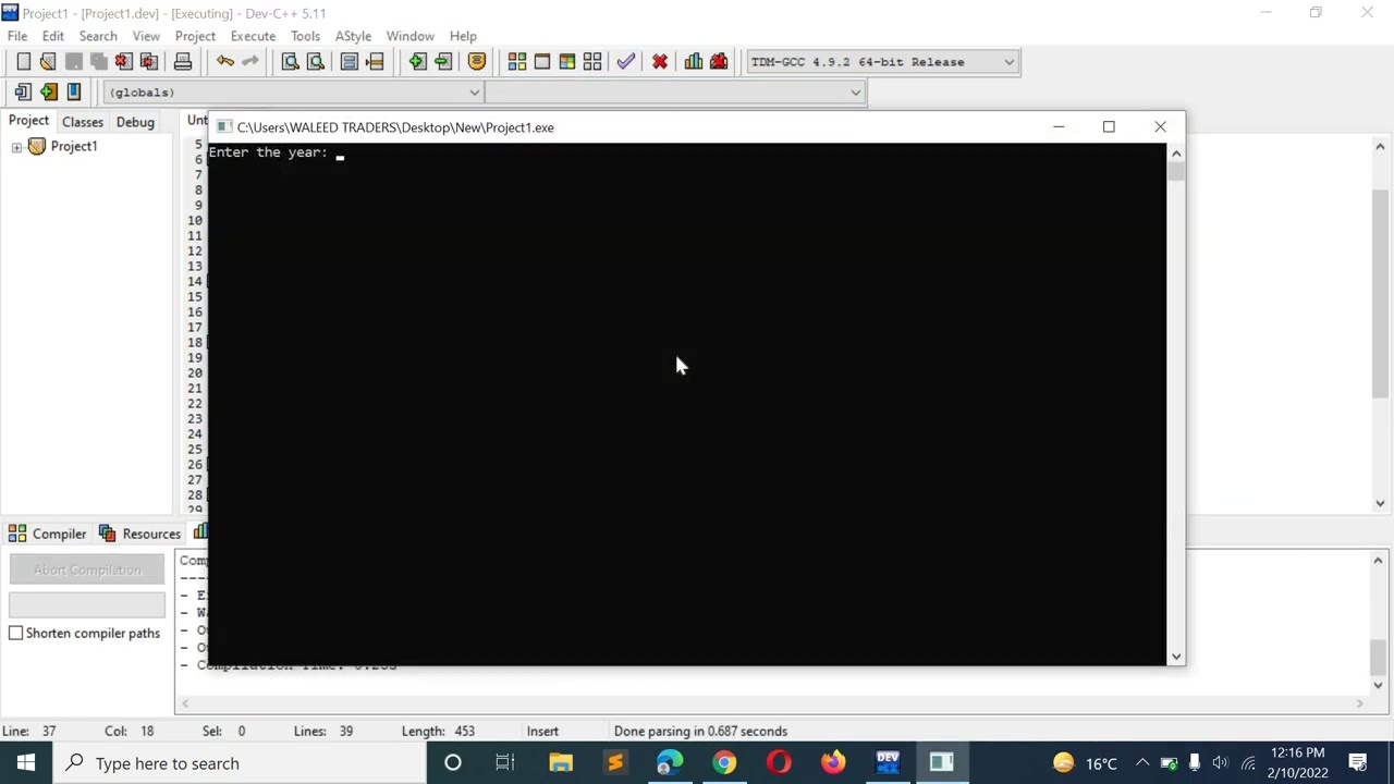 C Program To Check Leap Year Using Function YouTube C Program To Check Leap Year Using Function YouTube