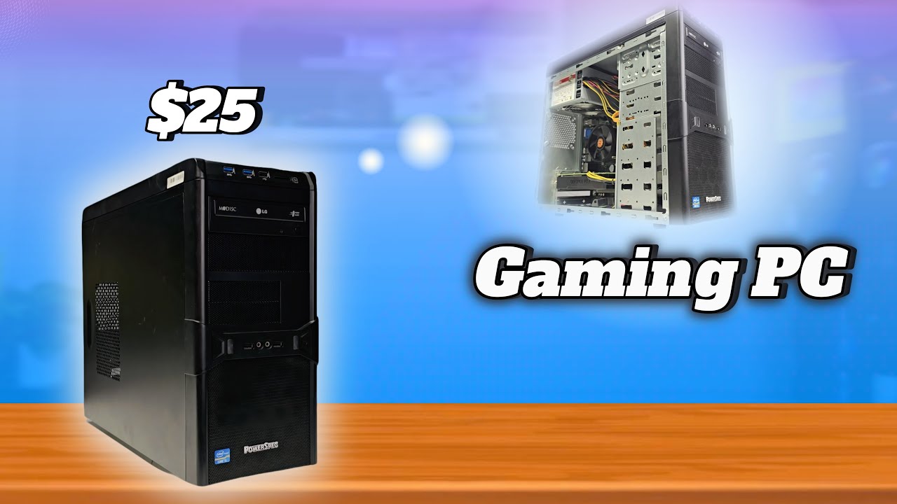 Turning a $25 Office PC into a Gaming PC - YouTube