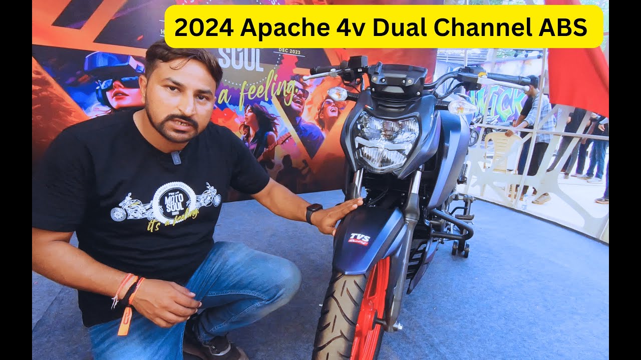 2024 TVS Apache RTR 160 4V Dual Channel ABS Exclusive - YouTube