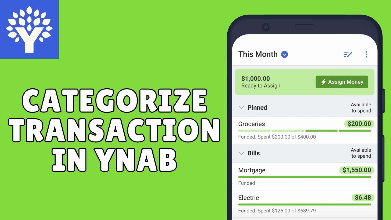 How to Categorize Transactions in YNAB 2025? - YouTube