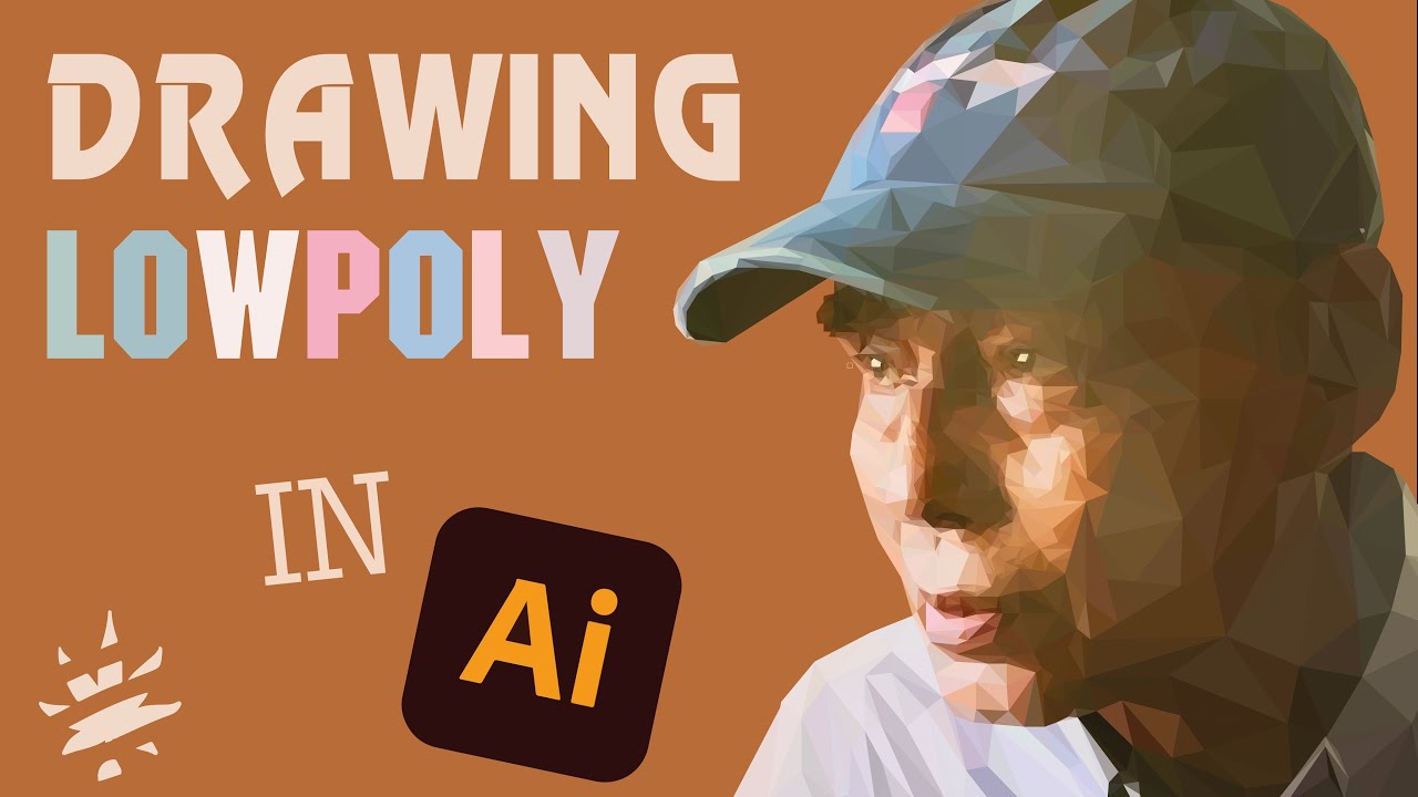 Drawing Lowpoly In Adobe Illustrator ( AUNG CHEIMT ) - YouTube