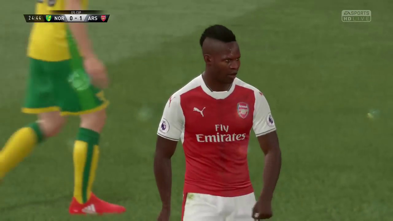 fifa 17 Thomas Olivier Amang volleyed goal - YouTube
