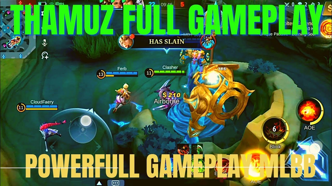 THAMUZ WITH NEW ITEMS! Thamuz Best GAMEPLAY mlbb - YouTube