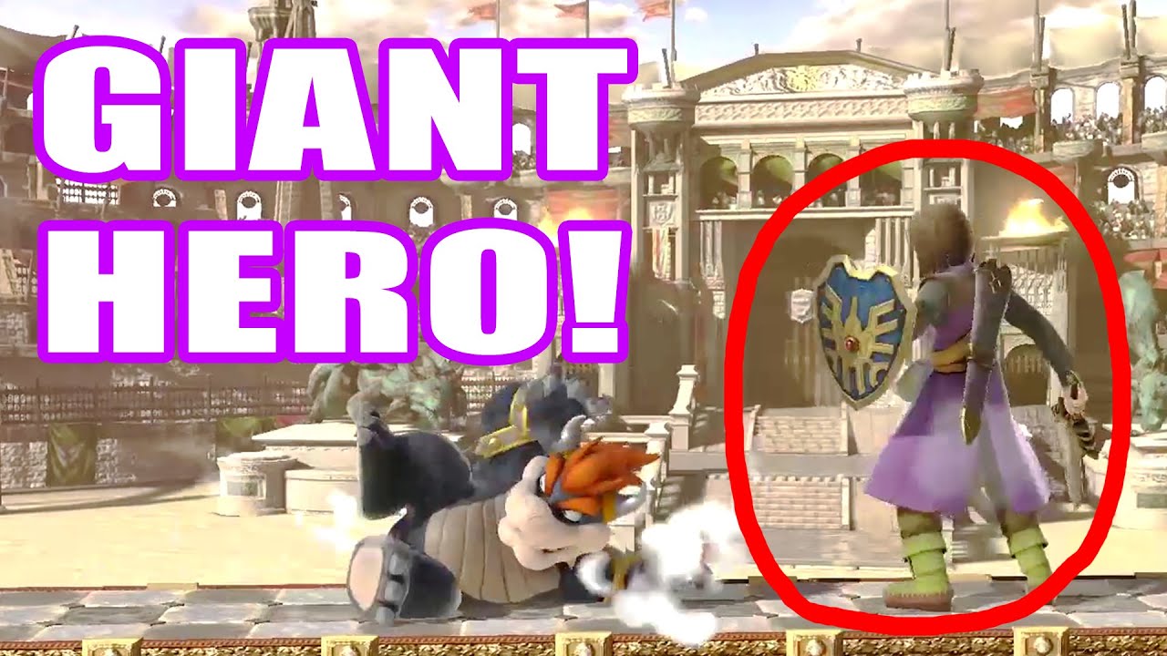 Hero GIANT GLITCH Discovered!!! Super Smash Bros. Ultimate - Smash ...