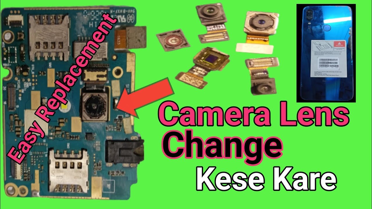 Mobile Camera Lens Replace|Broken Camera Lens Change - YouTube