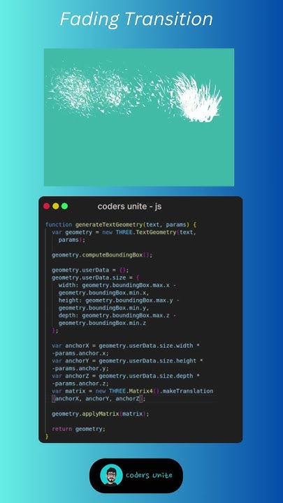 Three Js Effect π΅π₯π₯ Coders Unite Css Html Threejs Tutorial Websitedesign Shorts Youtube
