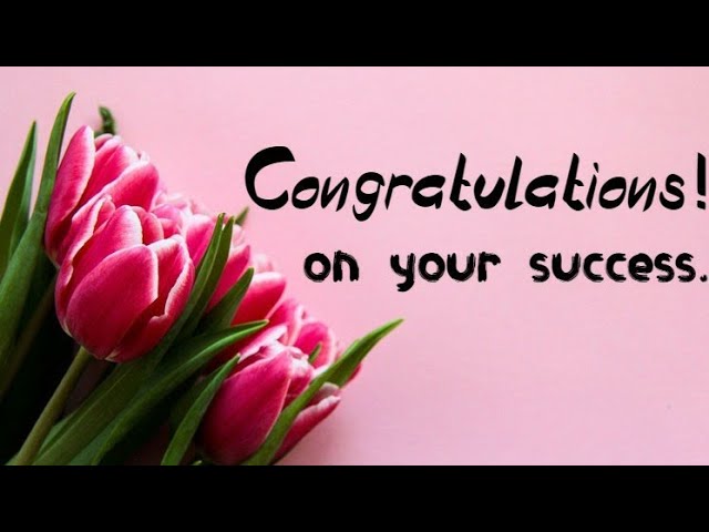 Congratulation Messages For Success