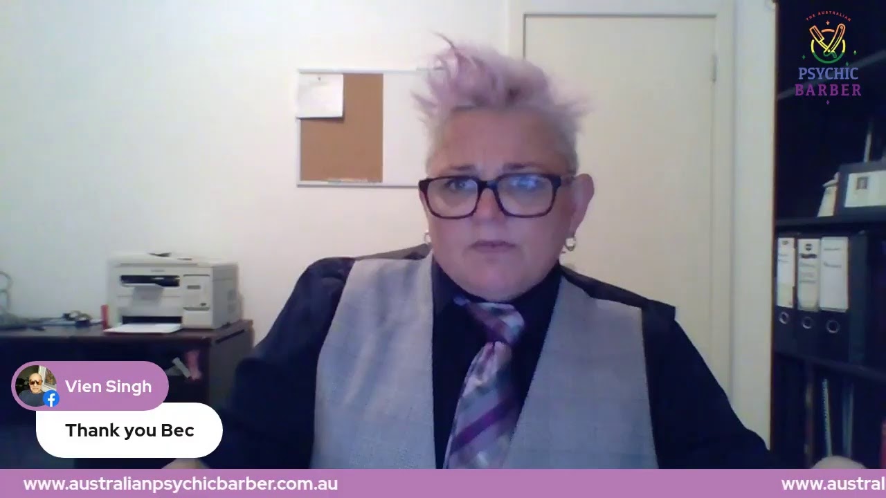 Barber Banter with The Australian Psychic Barber - Bec Campbell - YouTube
