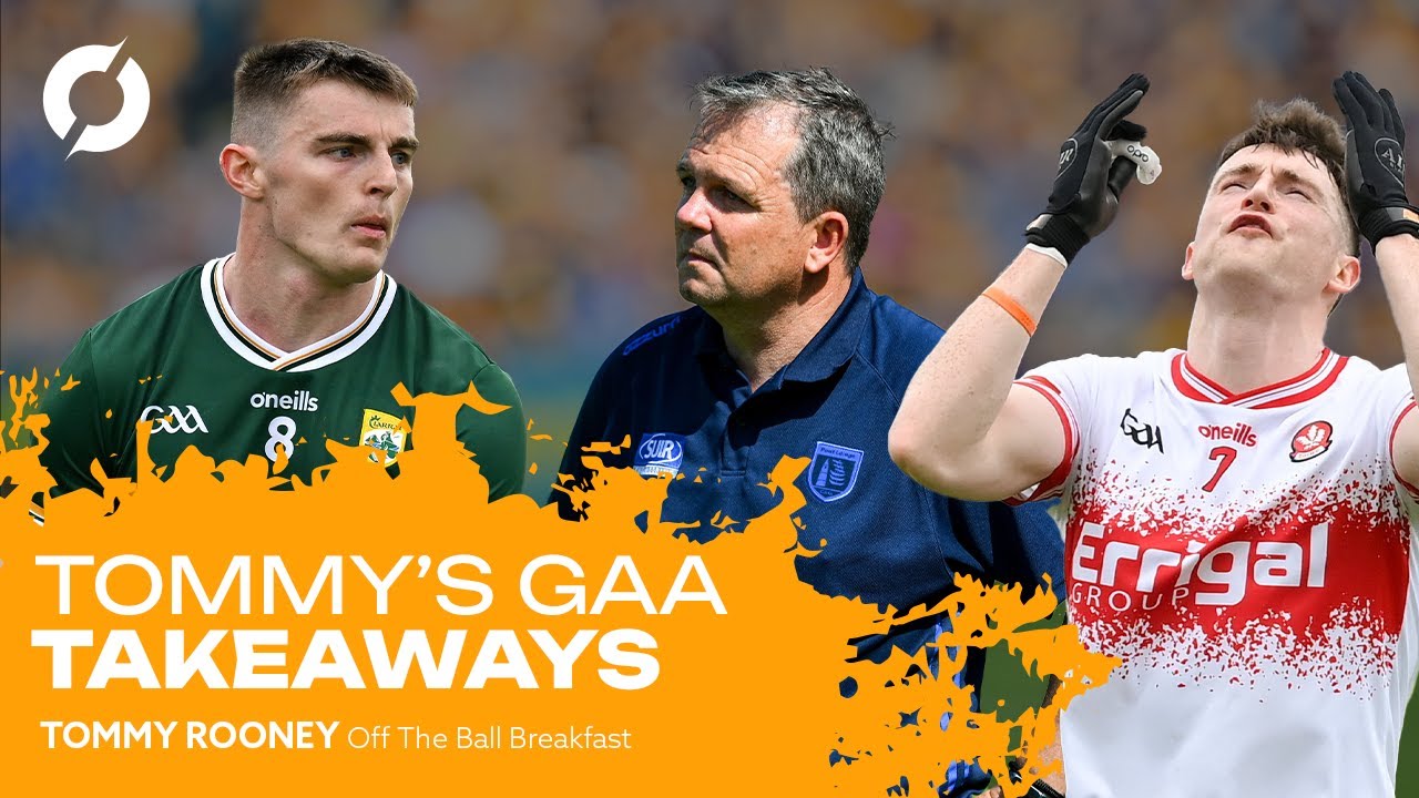 Refs deserve credit for McKinless card, is hurling season too short? | Tommy Rooney - YouTube