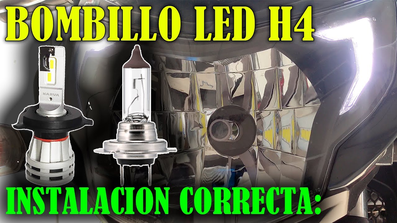 Instalación De Bombillo LED A Una Moto @NickRider - YouTube