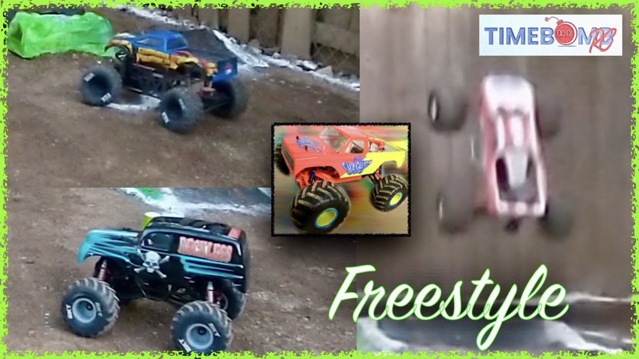 RC Monster Truck Freestyle - YouTube