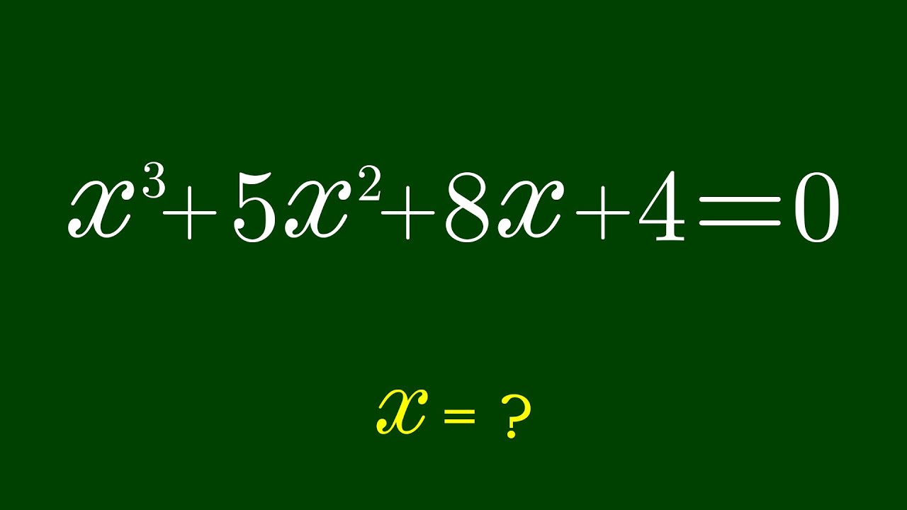A Nice Algebra Problem | Math Olympiad | How to find x=? - YouTube