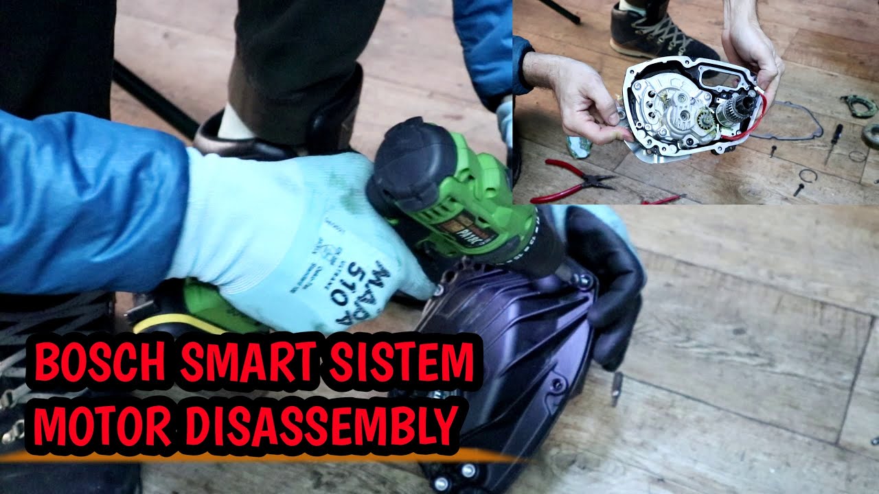 BOSCH SMART SISTEM ELECTRIC MOTOR DISASSEMBLY - YouTube