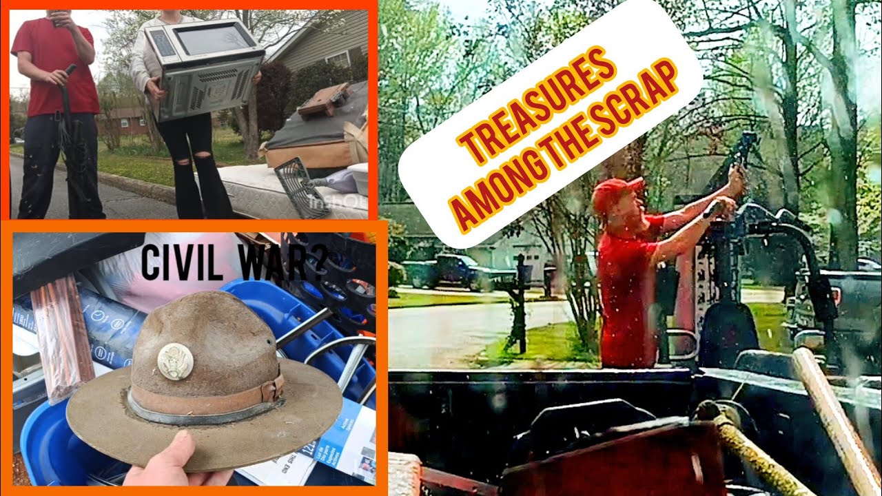 Treasures Among The Scrap (Civil War Stuff??) - YouTube
