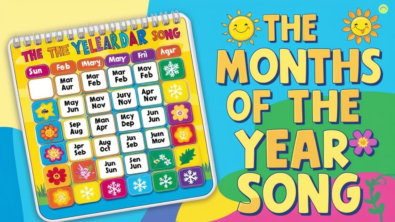 The Months of the Year Song | Learn All 12 Months with Fun Nursery ...