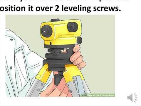 HOW TO SET UP DUMPY LEVEL( STEP BY STEP) - YouTube