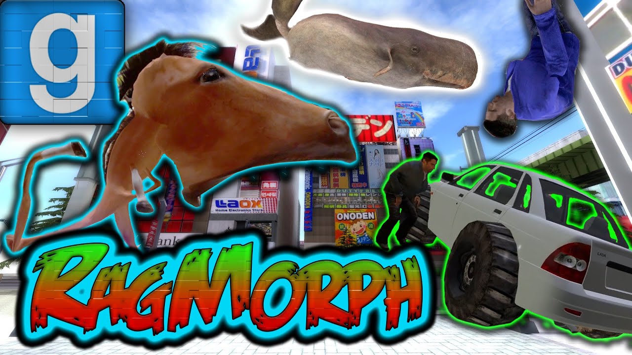 Garry's Mod Random | RagMorph Дергаем в такт - YouTube
