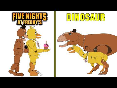 What if FNAF characters were DINOSAURS 🦖🧸🍕