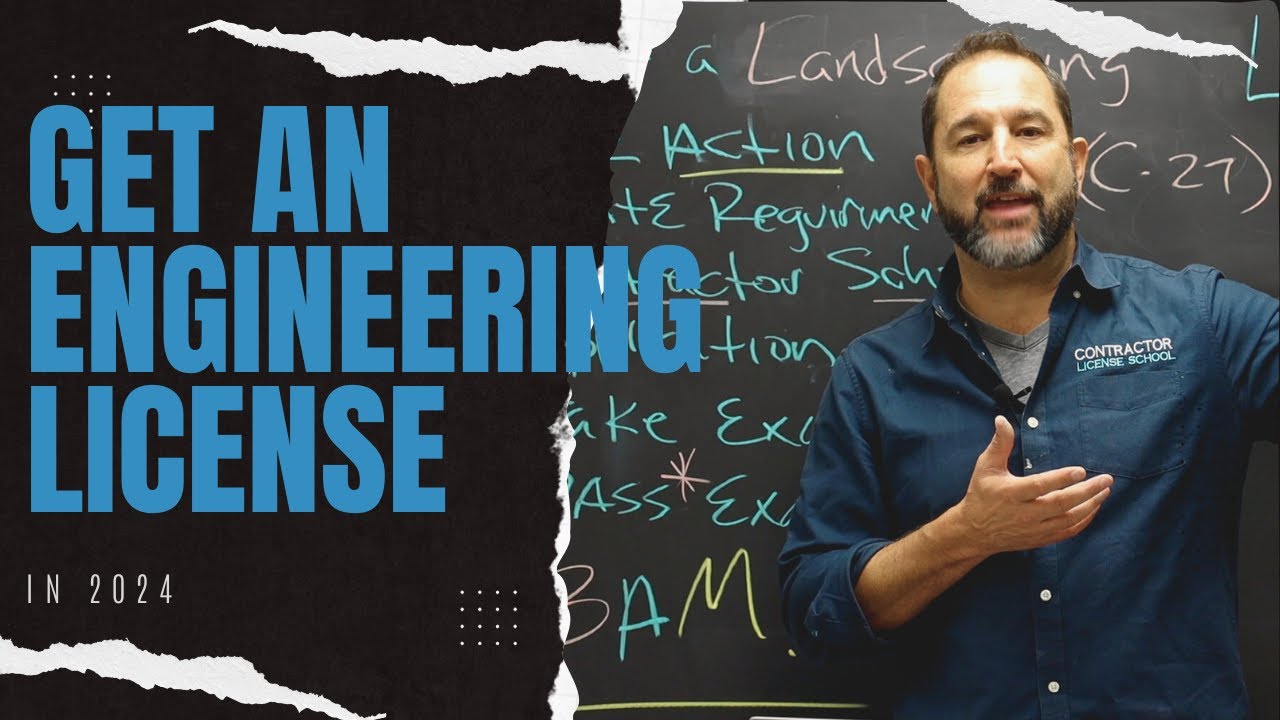 How to get an Engineering Contractors License in 2024 (A) - CLS - YouTube