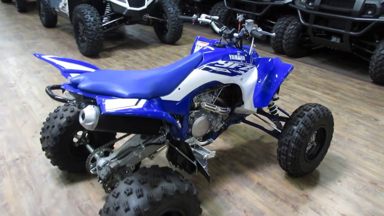 2018 YAMAHA YFZ45YSXJL YFZ450R BLUE - YouTube