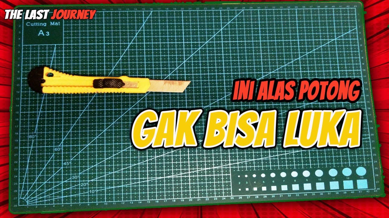 alas potong warna hijau - alas potong cutter - YouTube