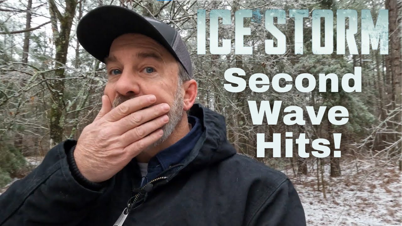 HIT AGAIN!!! | Ice Storm | Second Wave Hits The Ridge - YouTube