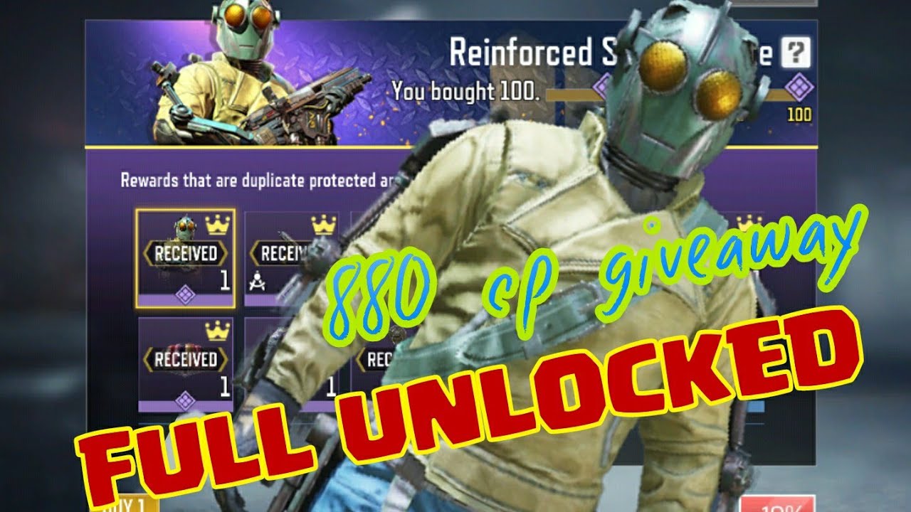 Reinforced Soldier Crate FULL UNLOCKED with PROTON and Fennec Death ...