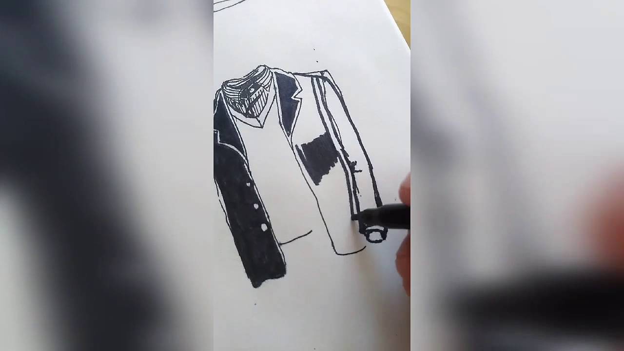 Timelapse of Millard Nullings |timelapse drawing| miss peregrine's home ...