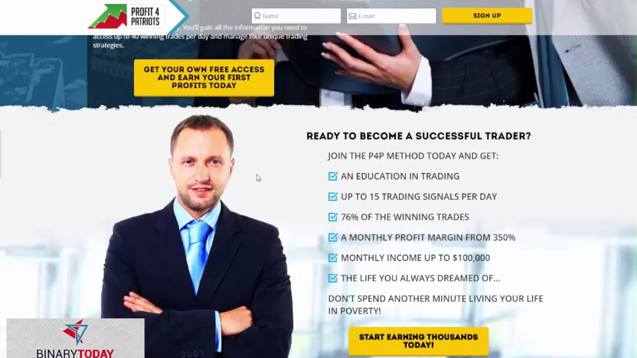 Profit 4 Patriots - P4P Binary Trading Review - YouTube