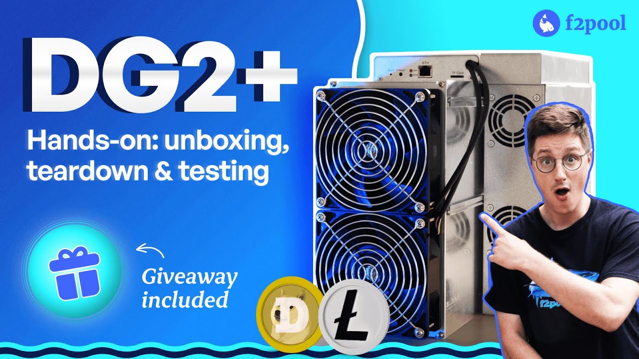 ElphaPex DG2+ review: top-tier LTC & DOGE farm miner with 190 W/G - YouTube