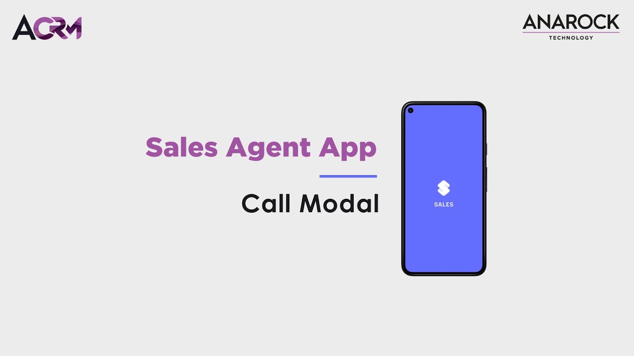 Sales Agent App - Call Modal - Training Video - YouTube