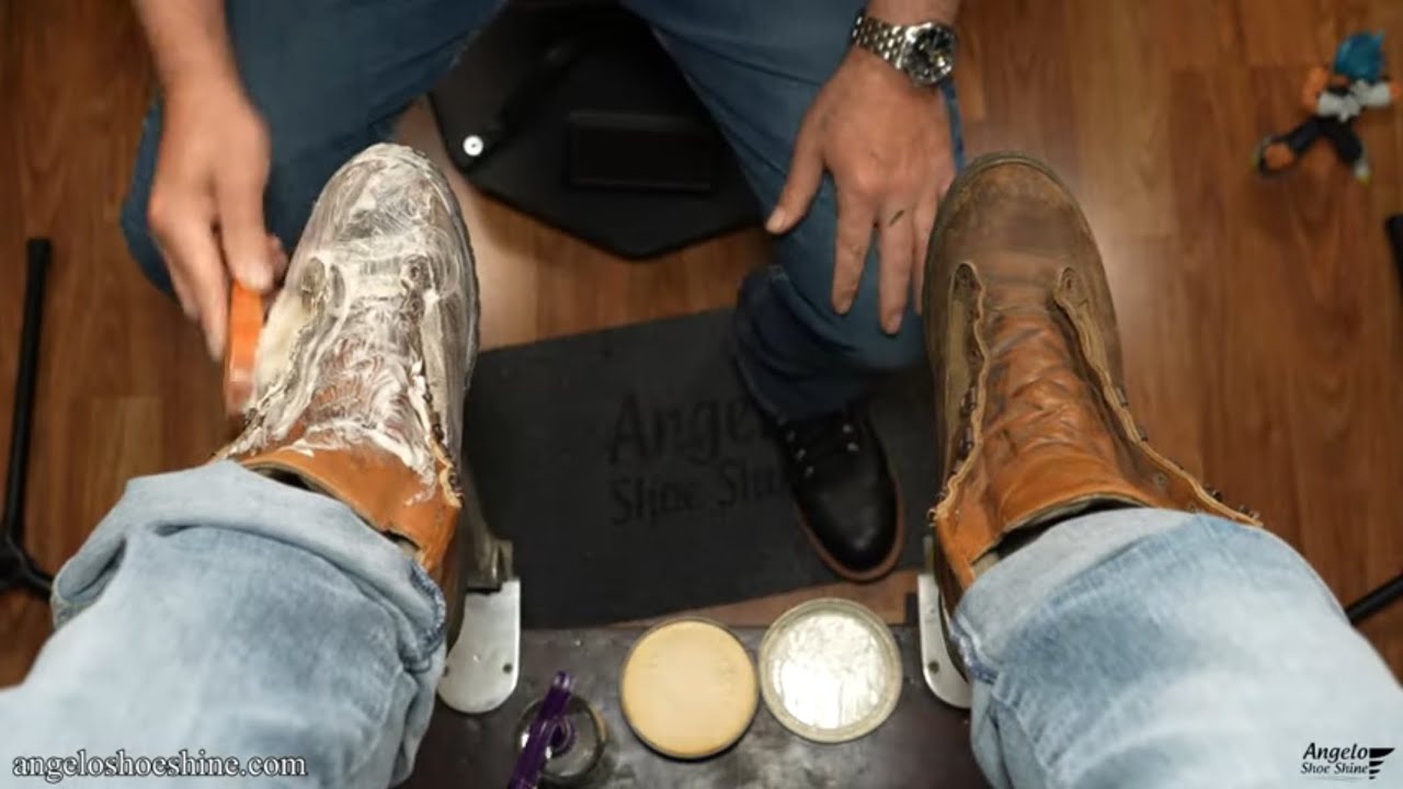 AN ALL NEW EXPERIENCE!? | Angelo Shoe Shine ASMR - YouTube