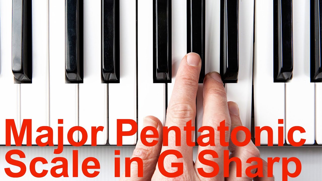 Major Pentatonic Scale G Sharp A Flat | Keyboard Lessons - YouTube