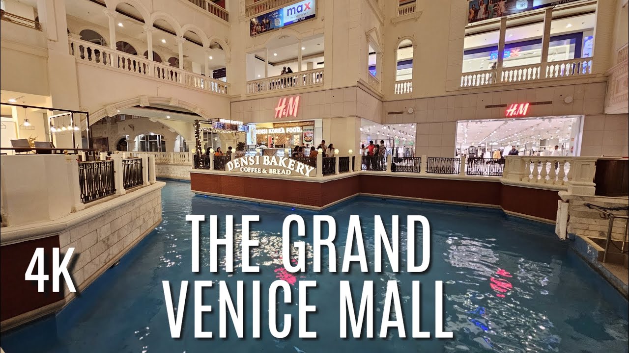 The Grand Venice Mall Walking Tour | Greater Noida | 4K | India | Must ...